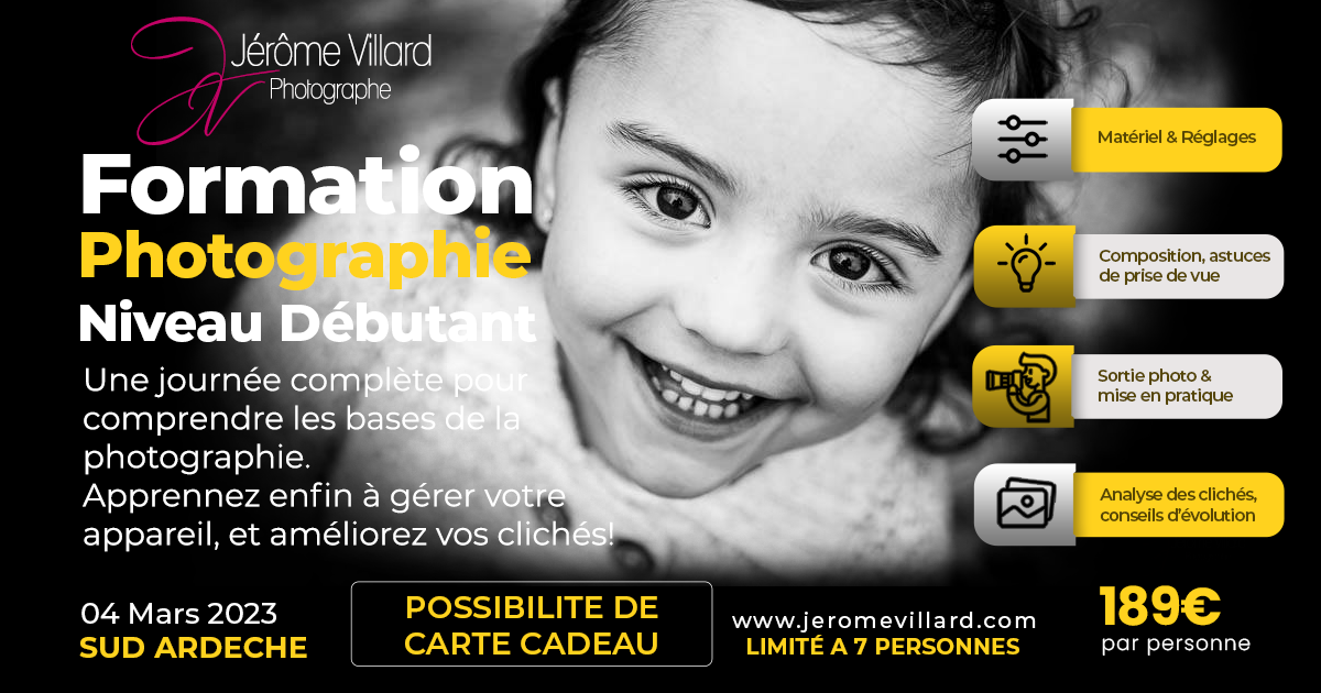 Formation-Photographie-Débutant - Photographe Mariage Ardèche - Jérôme ...
